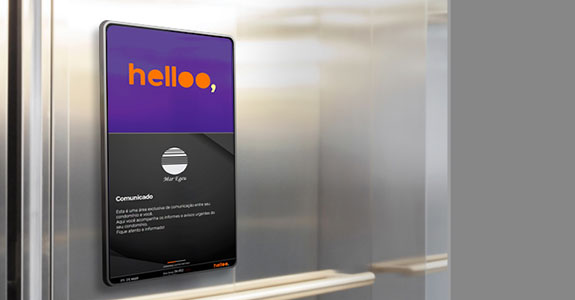 helloo, mídia OOH em edifícios residenciais e shoppings